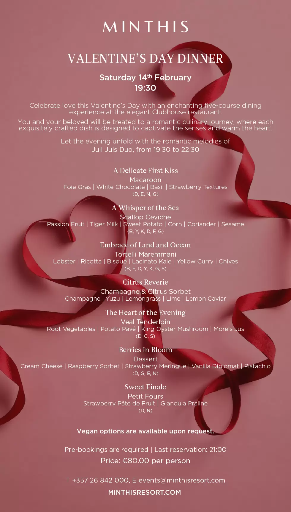 VALENTINES - Minthis Resort